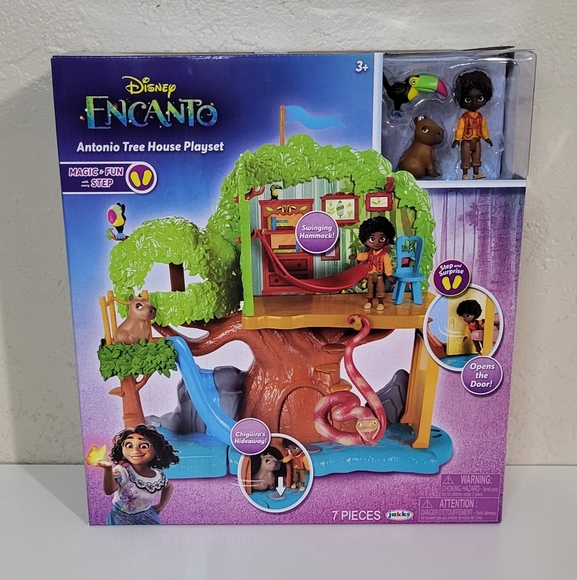 Disney | Toys | Disney Encanto Nib Antonios 7pc Tree House Playset With ...